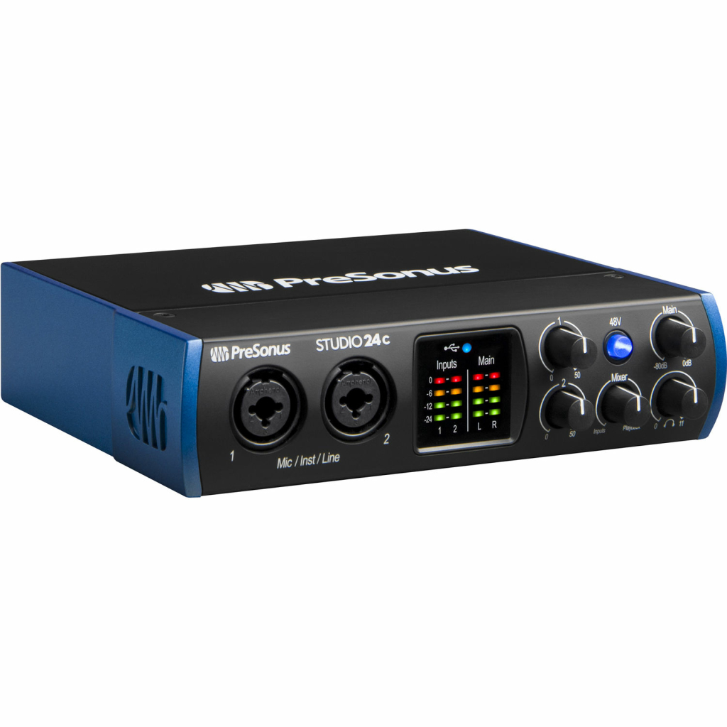 Presonus PreSonus Studio 24c USB-C 2x2 Audio/MIDI Interface PS-STUDIO-24C