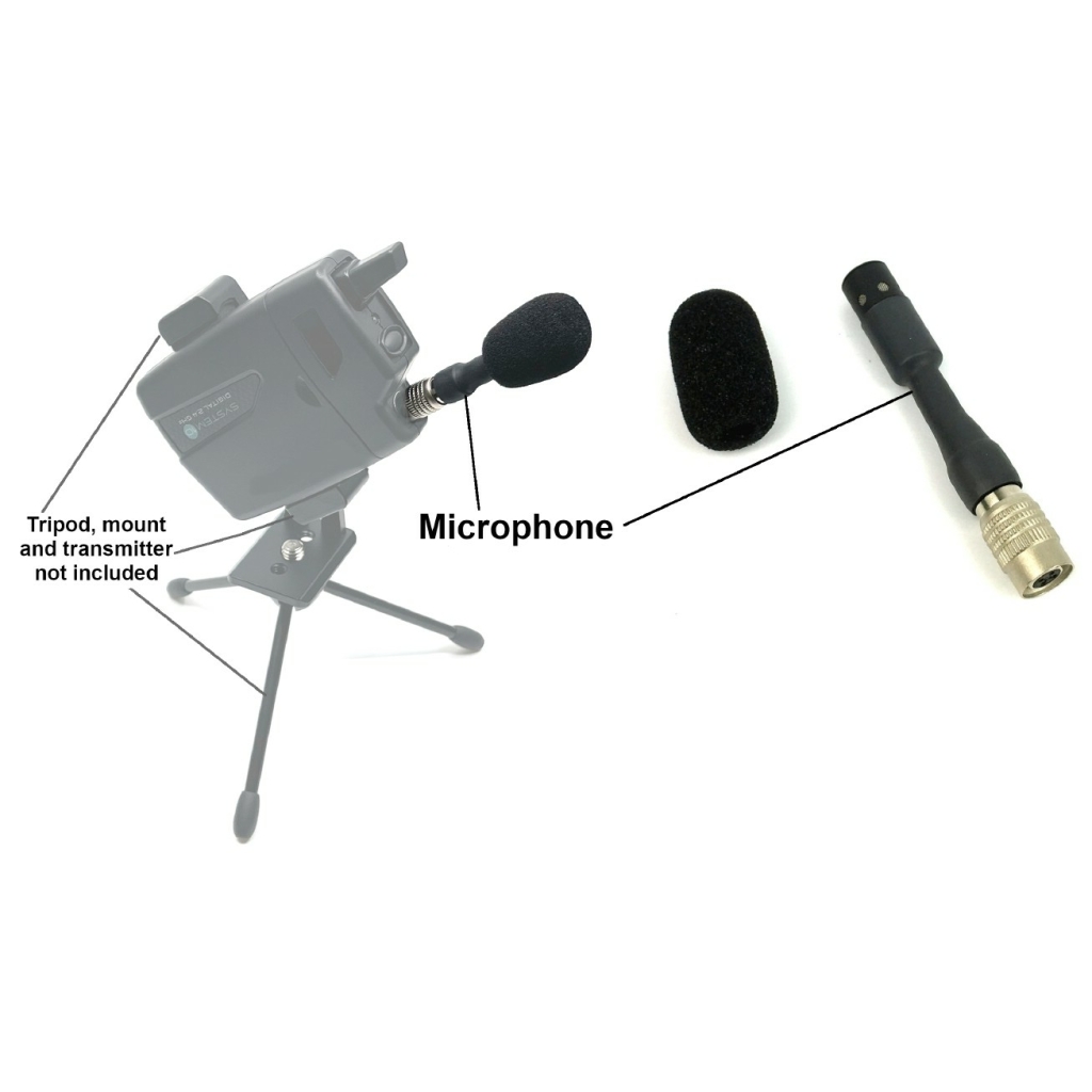 Audio Technica AT831 Cardioid microphone with connector for use with AT ...
