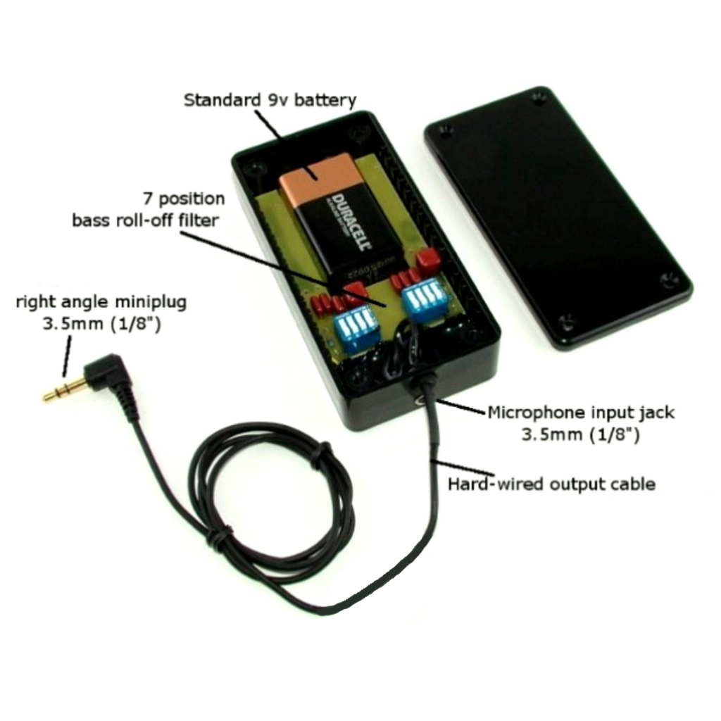 Sound Professionals Micro-mini 12v stereo microphone power supply SP ...