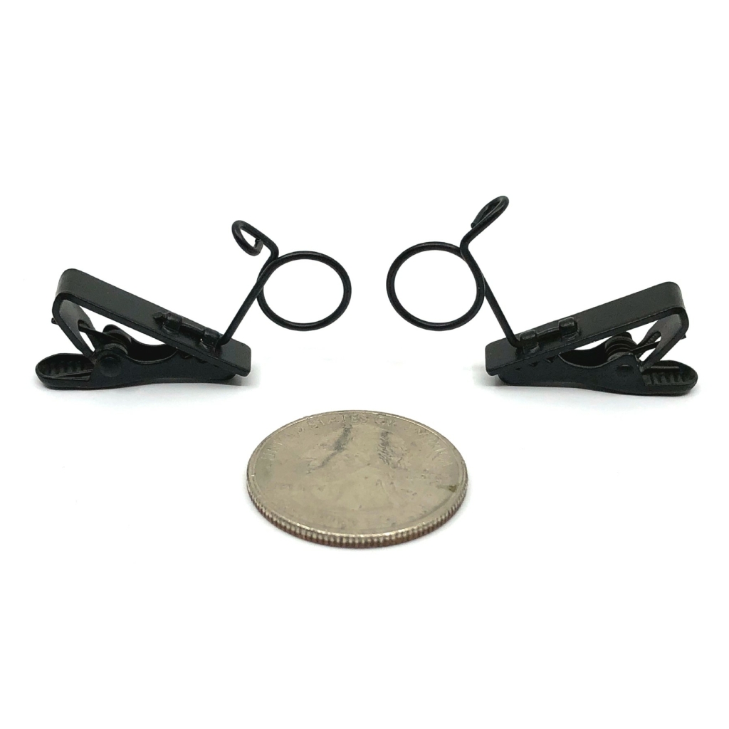 One Pair Medium Lapel Clip - Fits most Audio Technica lapel mics (AT831 ...