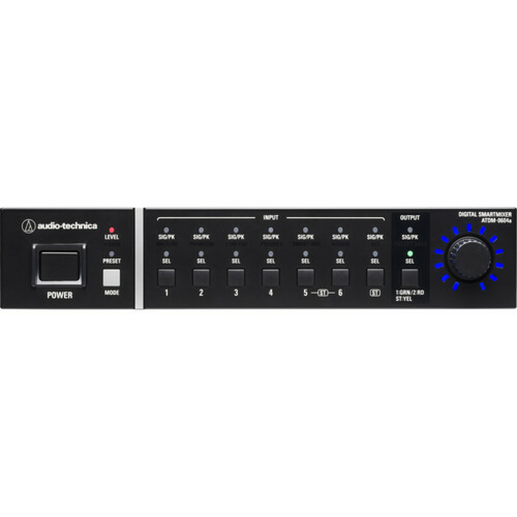 Audio Technica Audio-Technica ATDM-0604a 6-Channel Digital SmartMixer ...